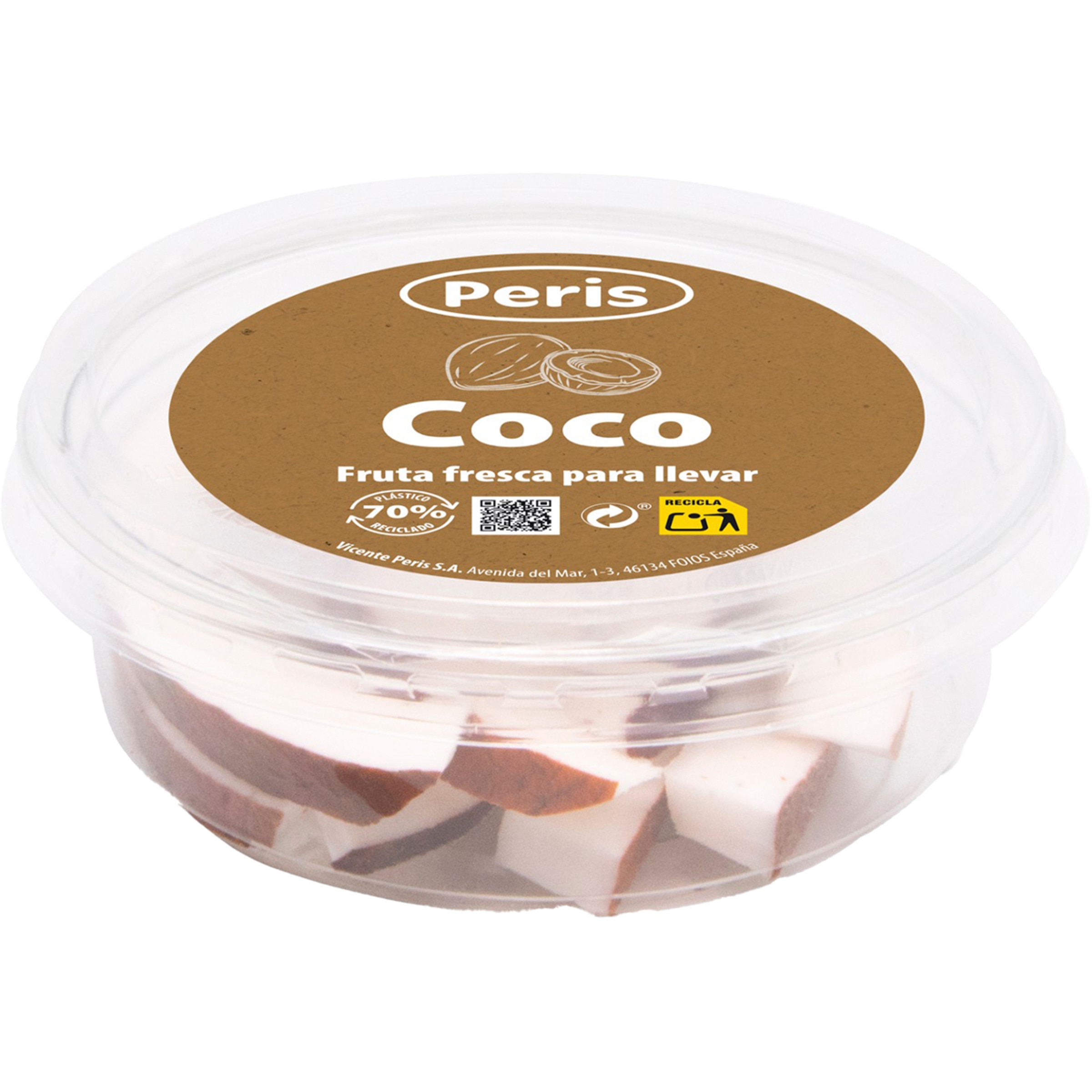 coco troceado tarrina 100 g · PERIS · Supermercado El Corte Inglés
