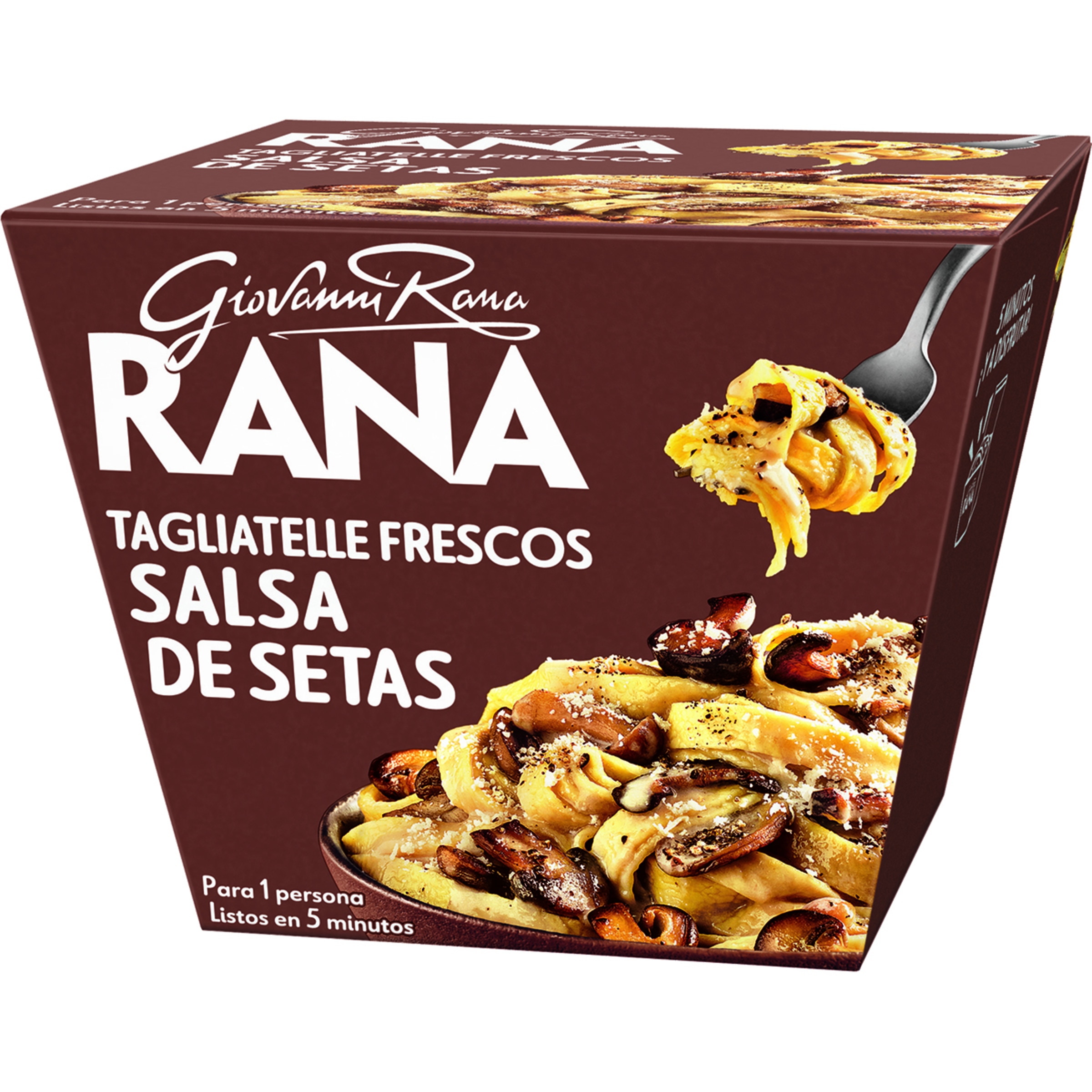Tagliatelle frescos salsa de setas 1 ración envase 357 g · GIOVANNI ...