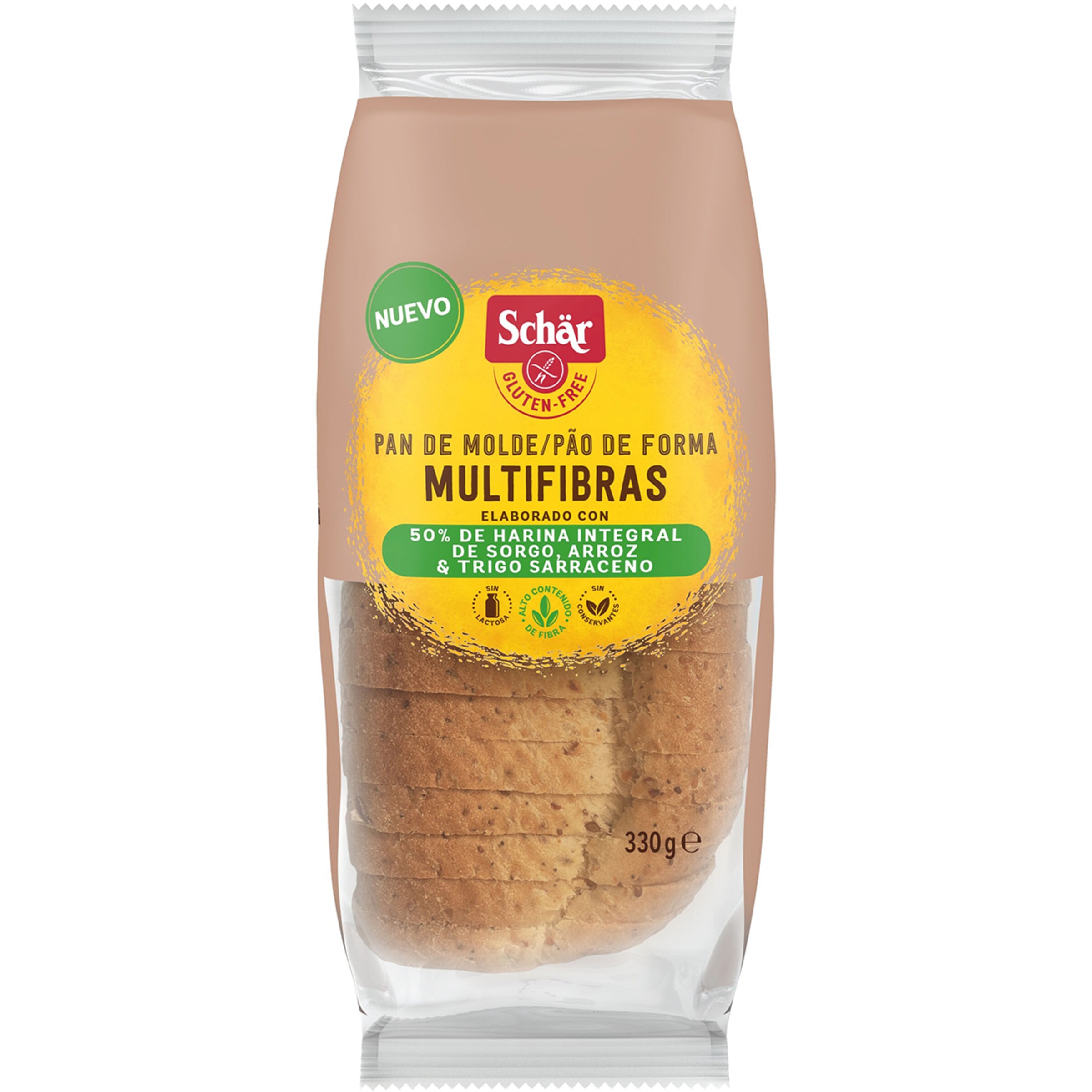 pan de molde 50% integral harina de sorgo, arroz y trigo sarraceno sin ...