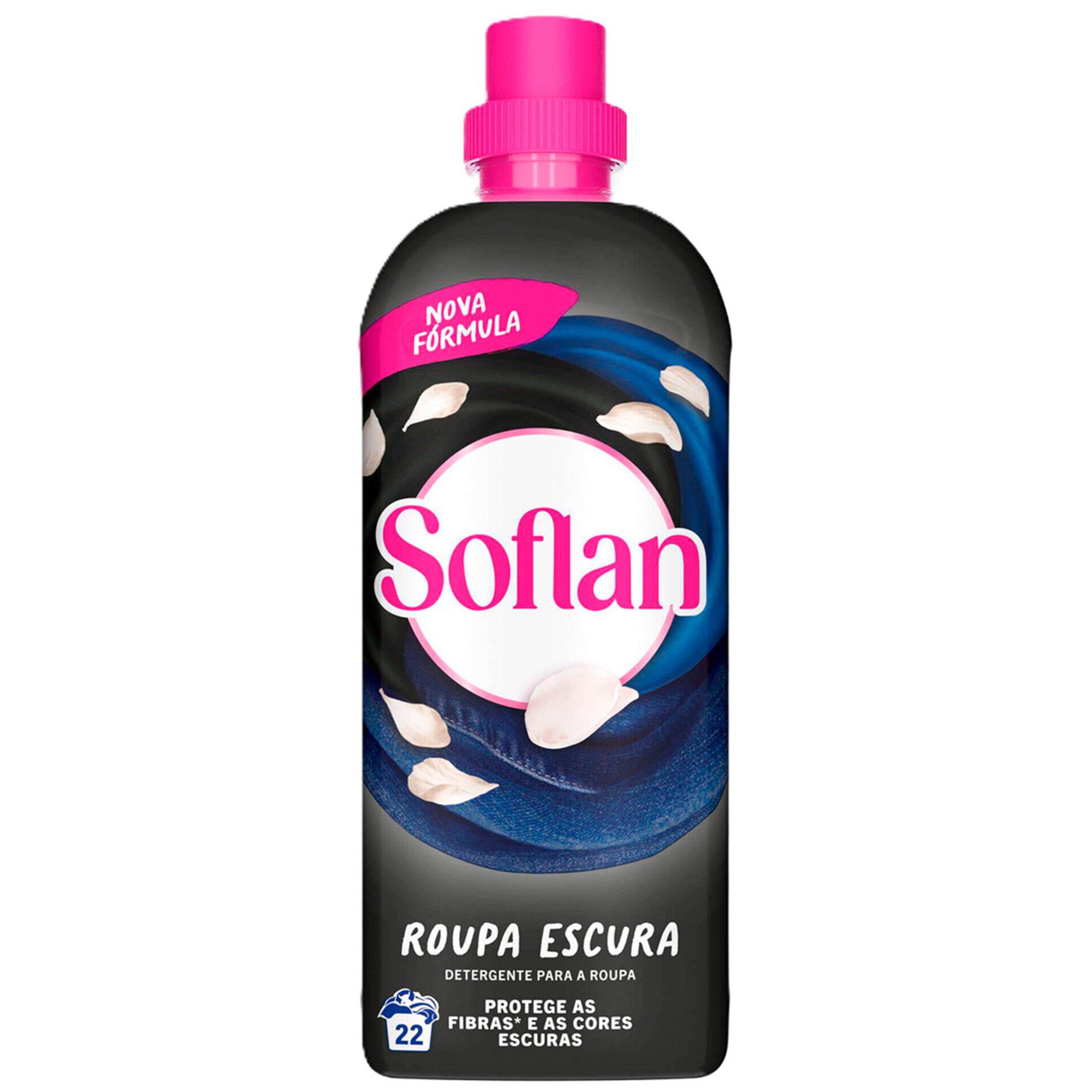 Detergente Máquina Roupa Líquido Roupa Escura embalagem 900 ml · Soflan ...