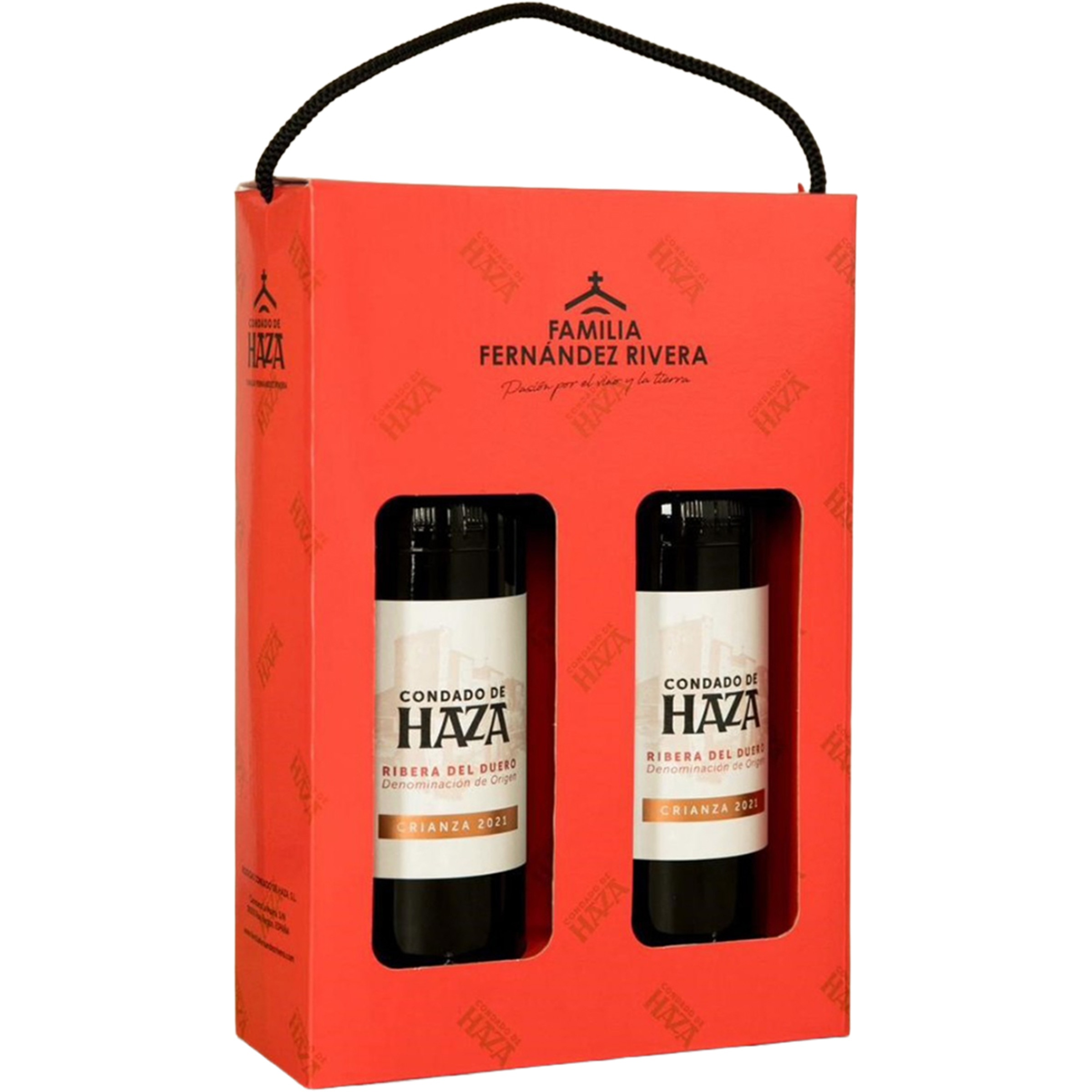 vino tinto crianza DO Ribera del Duero estuche 2 botellas 75 cl ...