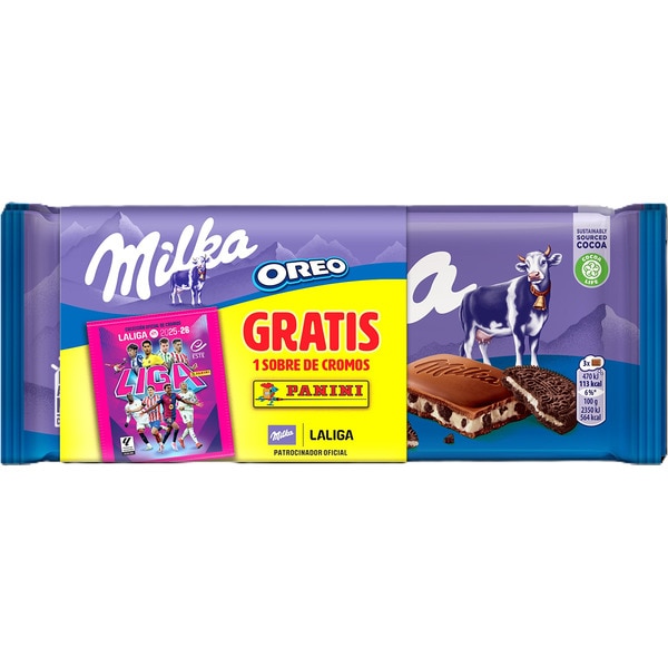 Chocolate con leche relleno de oreo tableta 200 g · MILKA ...