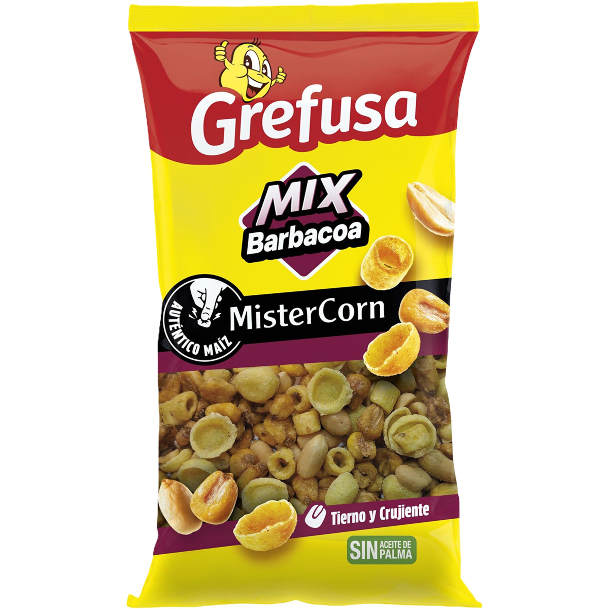 Mix barbacoa tierno y crujiente bolsa 175 g · GREFUSA · Supermercado El ...